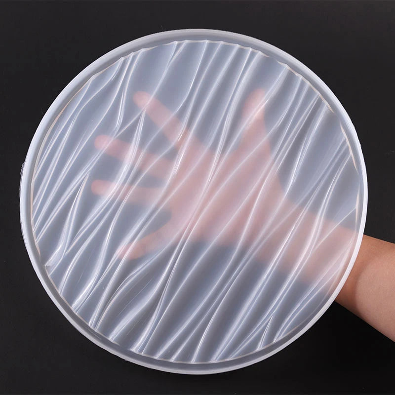 Circle Silicone Mold Wave 300mm — Resinarthub