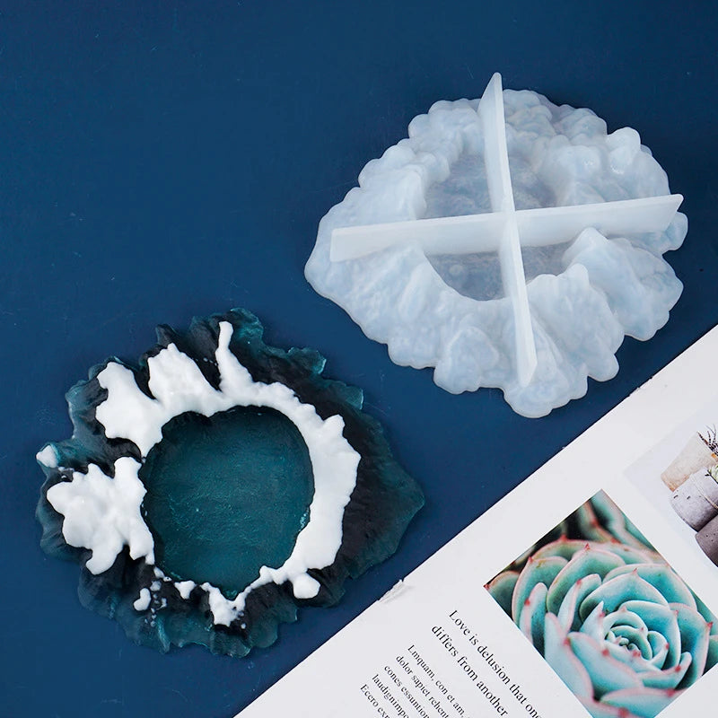 Volcano Ashtray Silicone Mold — Resinarthub