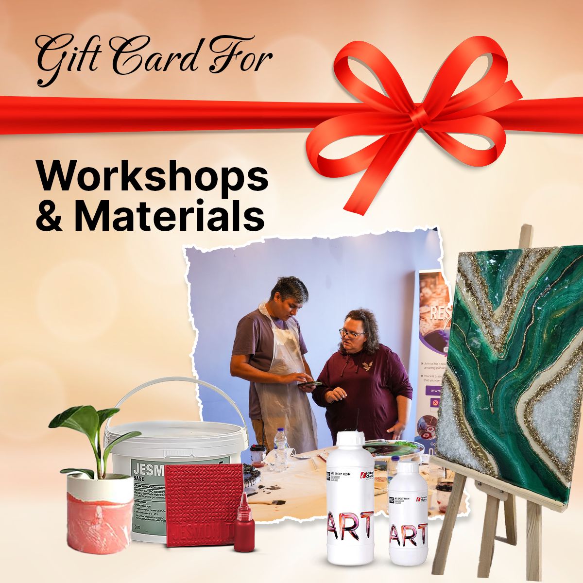 Gift Card for Workshops & Materials — Resinarthub