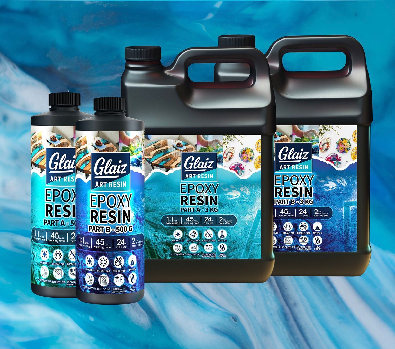 Buy Epoxy Resins: Crystal Clear Resin Online at the Best Prices in ...