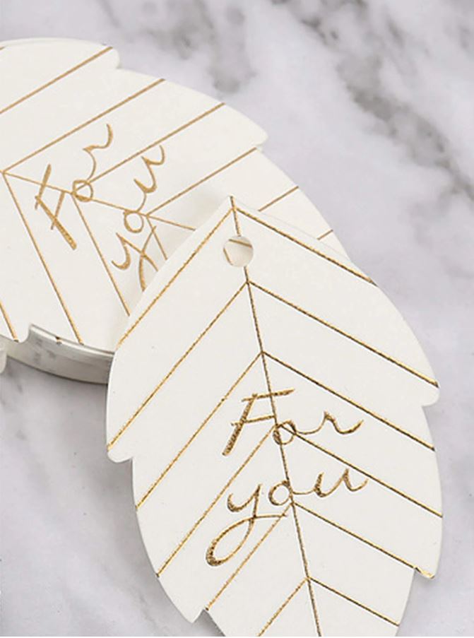 Leaf Shaped Gift Tags for E- Com Packs — Resinarthub