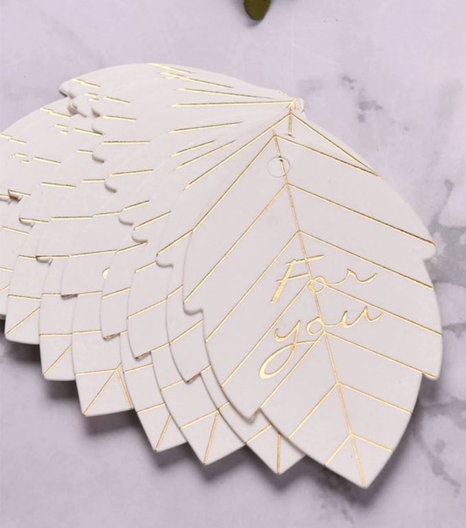 Leaf Shaped Gift Tags for E- Com Packs — Resinarthub