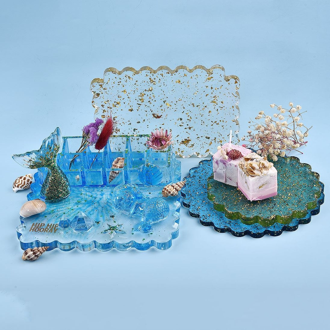 Buy Resin Tray Kit Moulds In UAE — Resinarthub