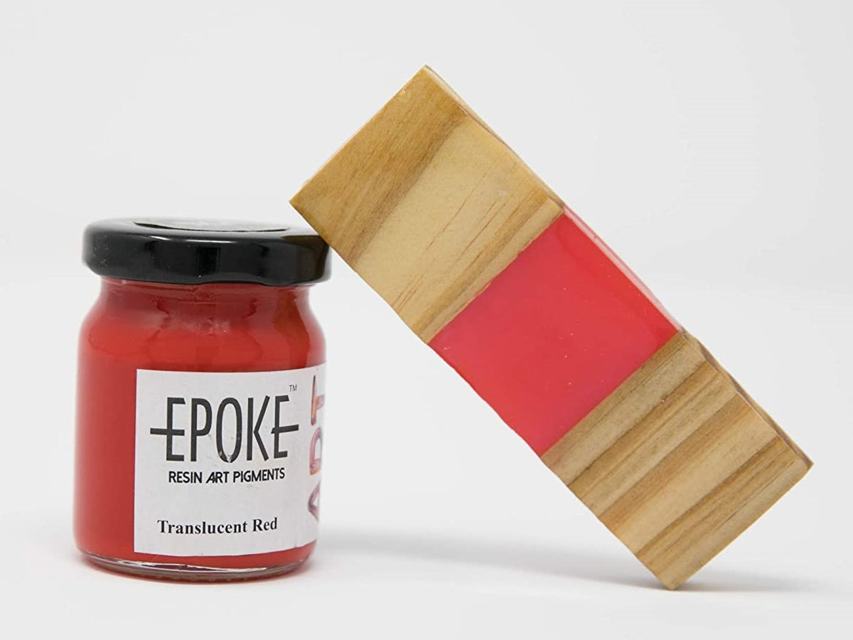 Red Color Translucent Resin Art Pigments in Dubai, UAE — Resinarthub